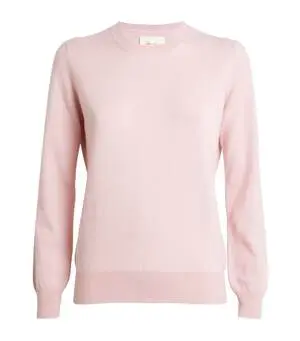 Harrods Cashmere Crew-neck Sweater - Pink