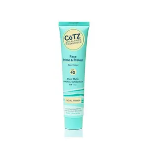 COTZ SKINCARE Face Prime & Protect Spf 40 Non-tinted - Turquoise,aqua