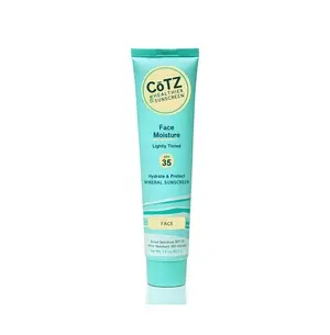 COTZ SKINCARE Face Moisture Spf 35 Lightly Tinted - Turquoise,aqua