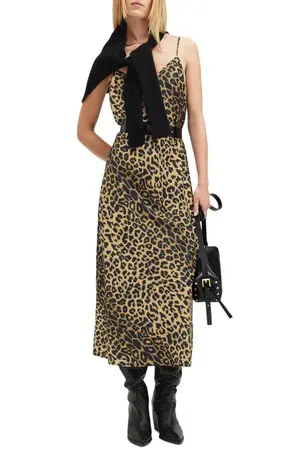ALLSAINTS Hera Crop Sweater & Midi Slipdress Set