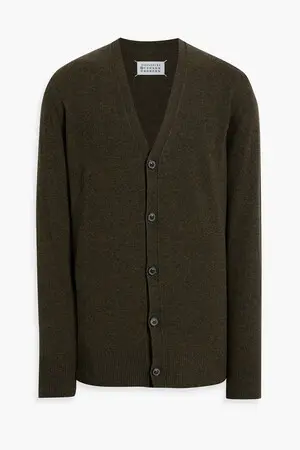 MAISON MARGIELA Wool Cardigan Army Green