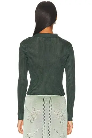 Calle Del Mar Long Sleeve Cardigan - Pine