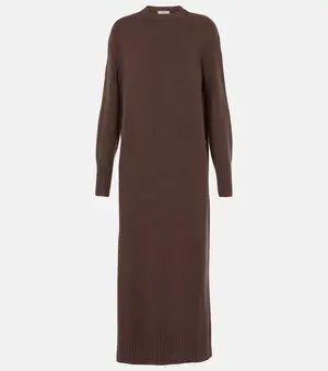 FFORME Ainsley Wool And Cashmere Shift Dress - Brown