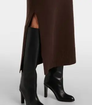 FFORME Ainsley Wool And Cashmere Shift Dress - Brown