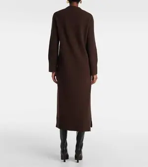 FFORME Ainsley Wool And Cashmere Shift Dress - Brown
