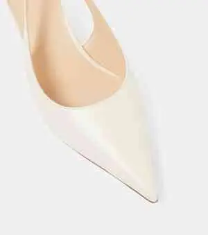 Magda Butrym Bridal Leather Slingback Pumps