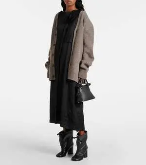 MAISON MARGIELA Tabi Drawstring Leather Ankle Boots