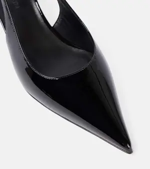 Magda Butrym Floral-appliqué Slingback Pumps