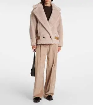 Max Mara Radice Teddy Jacket - Beige
