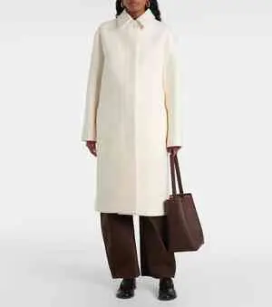 FFORME Jamie Virgin Wool Coat - White