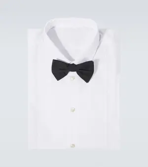 Rubinacci Silk Grosgrain Bow Tie