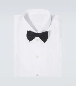 Rubinacci Silk Grosgrain Bow Tie