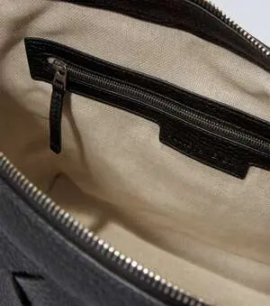 Bottega Veneta Diago Leather Shoulder Bag - Black