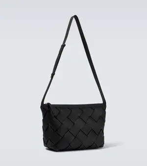 Bottega Veneta Diago Leather Shoulder Bag - Black