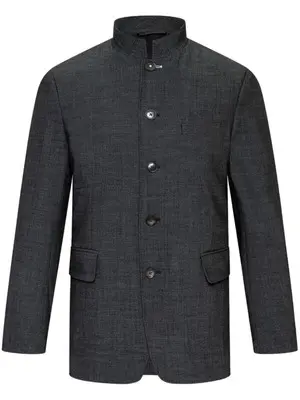 Shanghai Tang Button-down Blazer - Black