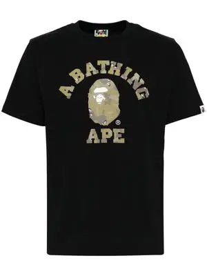 A BATHING APE Logo-printed T-shirt - Black