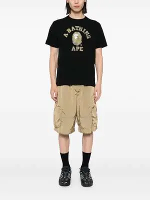 A BATHING APE Logo-printed T-shirt - Black