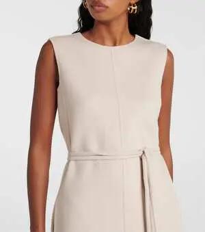 Max Mara Simone Virgin Wool Midi Dress