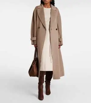 Max Mara Simone Virgin Wool Midi Dress