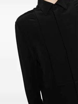 Givenchy Plastron Silk Shirt
