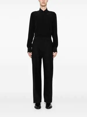 Givenchy Lurex Stripes Tailored Trousers - Black