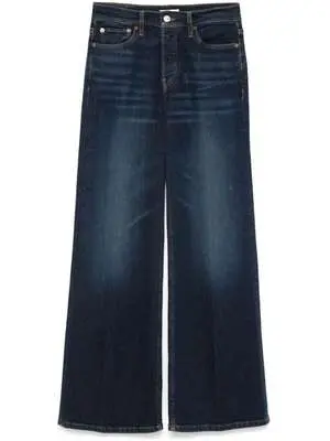 RE/DONE Mid-rise Wide-leg Jeans - Blue