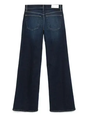 RE/DONE Mid-rise Wide-leg Jeans - Blue