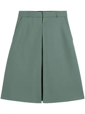 AMI Paris Paneled Wide Leg Shorts