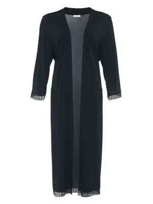 ERES Violette Lace Trim Robe - Blue