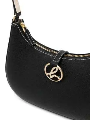 AGNES B. Logo-lettering Leather Shoulder Bag