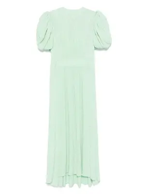ROTATE BY BIRGER CHRISTENSEN Floral-jacquard Midi Dress