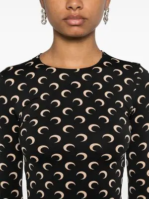 MARINE SERRE Moon-print T-shirt