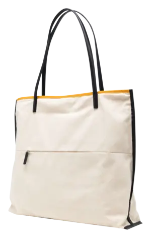 AGNÈS B. Logo-lettering Canvas Tote Bag