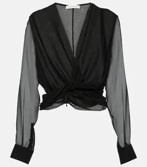 Christopher Esber Long Sleeve Blouses