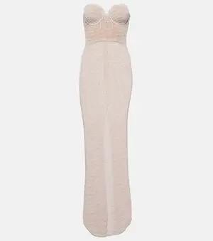Magda Butrym Crochet Cotton-blend Midi Dress - White