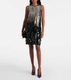 Max Mara Bevanda Sequined Minidress