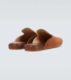 CHRISTIAN LOUBOUTIN Coolito Flat Mules - Brown