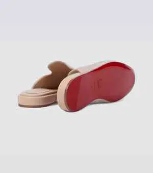 CHRISTIAN LOUBOUTIN Coolito Flat Mules - Beige