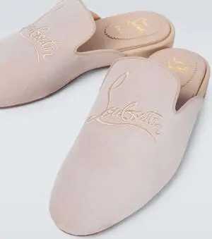 CHRISTIAN LOUBOUTIN Coolito Flat Mules - Beige