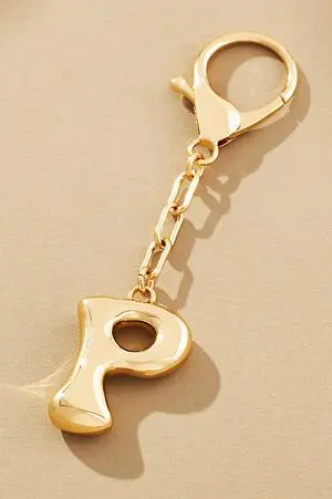 Anthropologie Ule Letter Monogram Ag Charm P