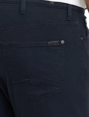 7 For All Mankind Straight-fit Jeans - Navy