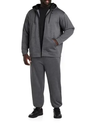 REEBOK Performance Zip-front Hoodie - Pure Grey Heather