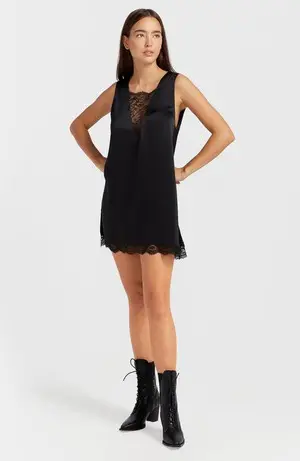 BELLE & BLOOM After Party Lace Mini Dress