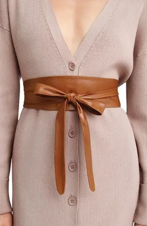 BELLE & BLOOM Odyssey Leather Wrap Belt