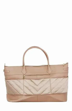 BELLE & BLOOM Meet Me In Paris Weekender Bag - Natural