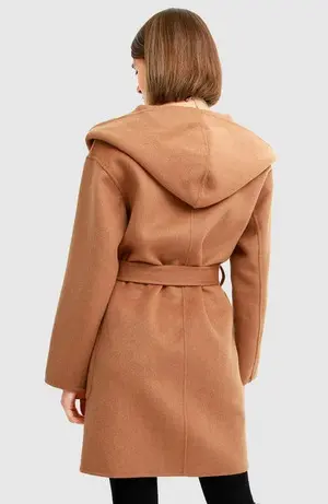 BELLE & BLOOM Robe Coat - Camel