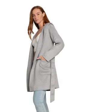 BELLE & BLOOM Sweet Escape Robe Coat - Grey