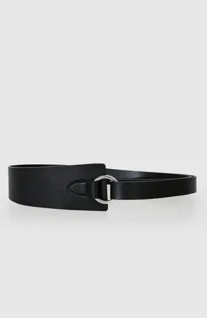 BELLE & BLOOM The Divide Leather Belt - Black