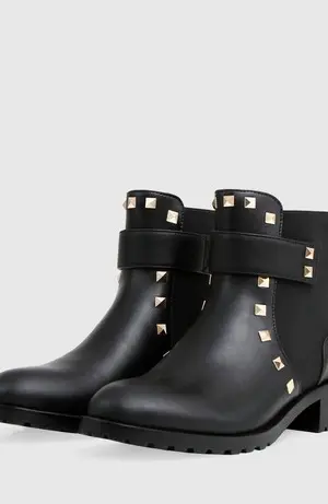 BELLE & BLOOM City Lights Leather Ankle Boots