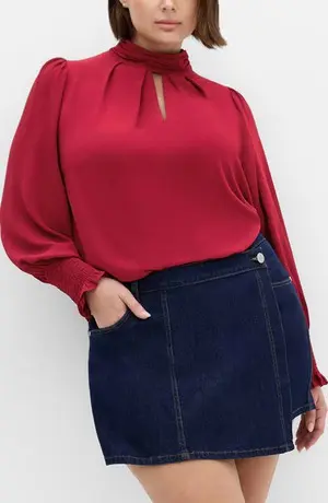 City Chic Cut Out Blouses
